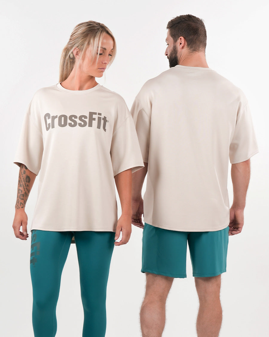 Unisex CrossFit® Oversized T-shirt - Beige – Northern Spirit
